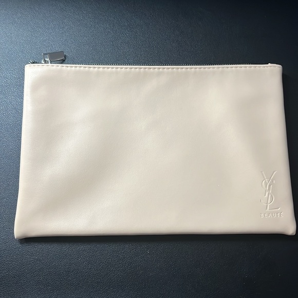Yves Saint Laurent | Other | Ysl Soft Peach Beauty Large Pouch | Poshmark
